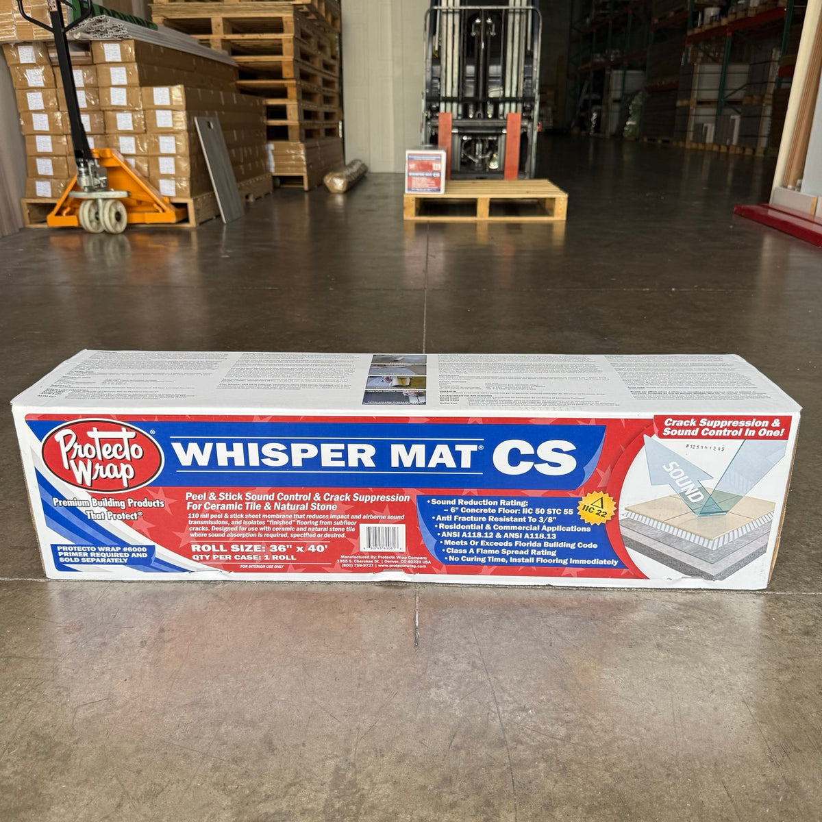 Whisper Mat CS Underlayment – Sound Control & Crack Suppression for ...